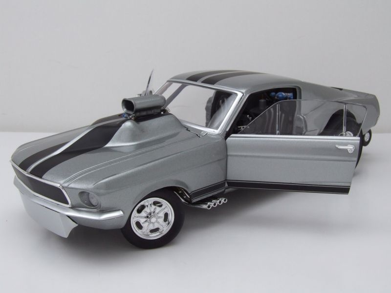 Modellauto Ford Mustang Gasser "Gone in 60 seconds" 1967 grau ...
