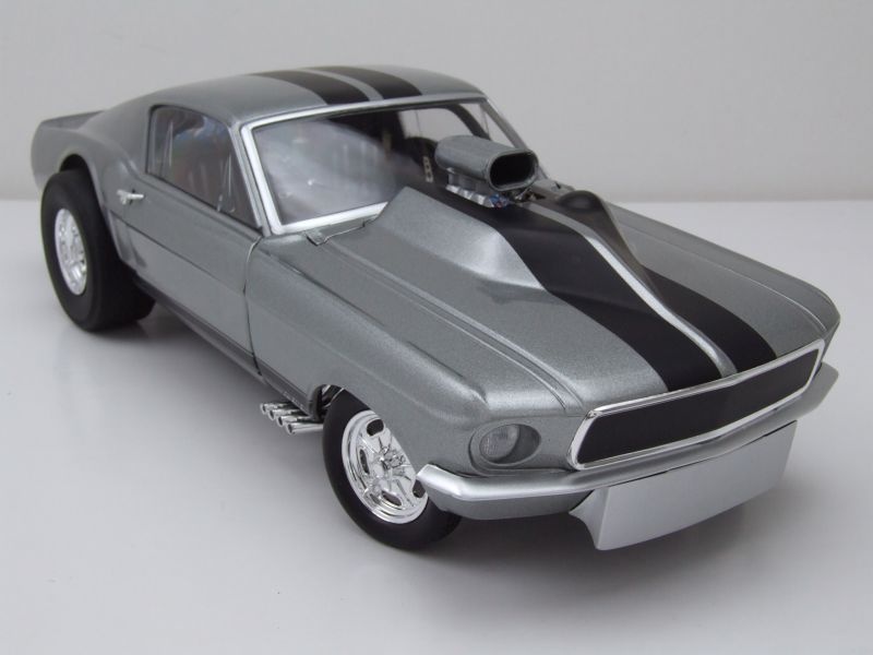 Modellauto Ford Mustang Gasser "Gone in 60 seconds" 1967 grau ...