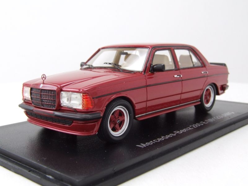 Modellauto Mercedes 280 E AMG W123 1980 rot metallic Modellauto 1:43