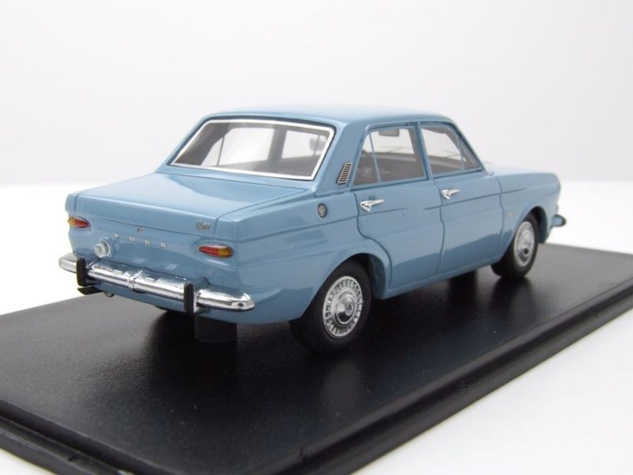 Modellauto Ford Taunus P6 12M Limousine 1966 blau Modellauto 1:43 Neo ...