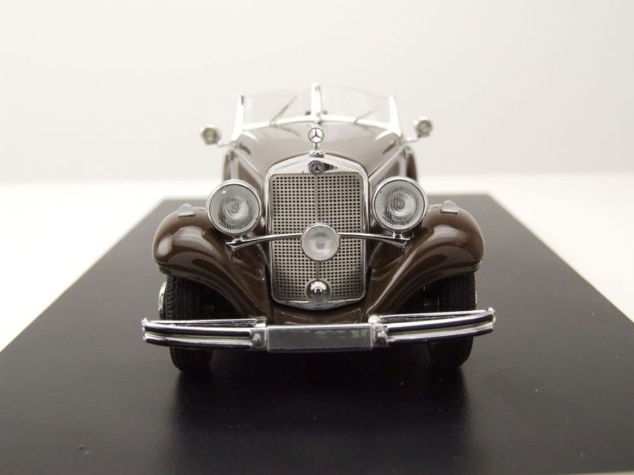 Modellauto Mercedes 290 Roadster W18 1937 dunkelbraun Modellauto 1:43 Neo Scale Models, 99,80