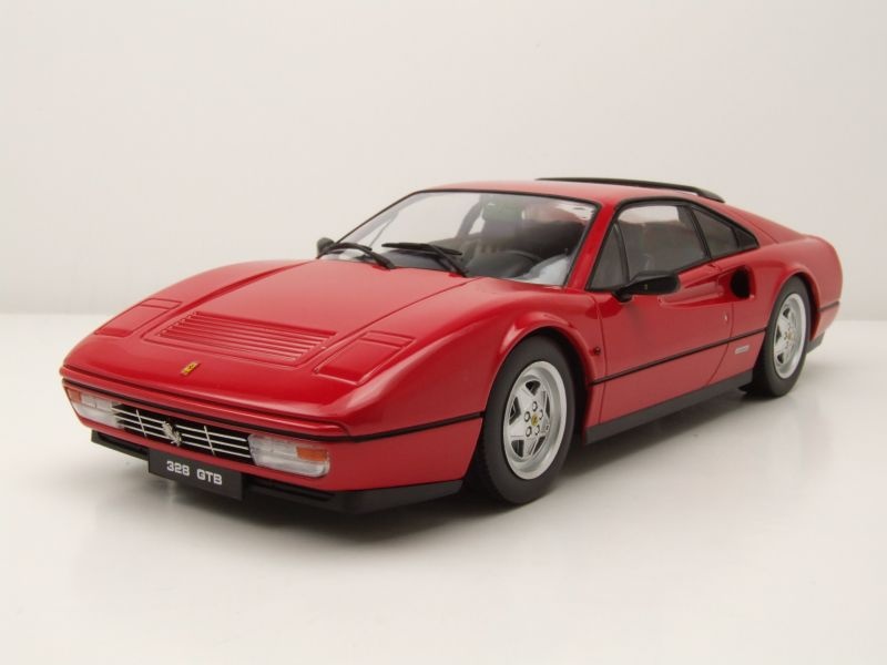 Modellauto Ferrari 328 GTB 1985 rot Modellauto 1:18 KK Scale, 79,95