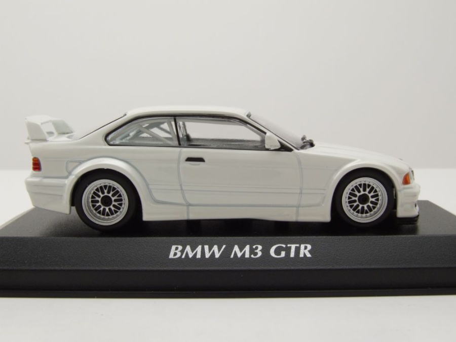 Modellauto BMW M3 E36 GTR 1993 weiß Modellauto 1:43 Maxichamps, 37,90