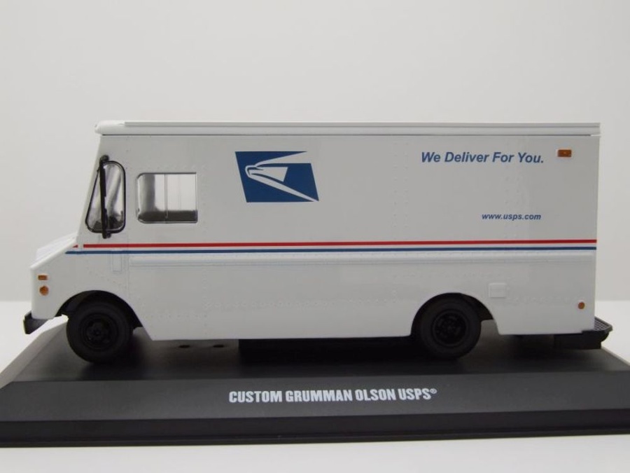 Modellauto Grumman Olson LLV USPS Postal Service Delivery weiß 1:43 ...