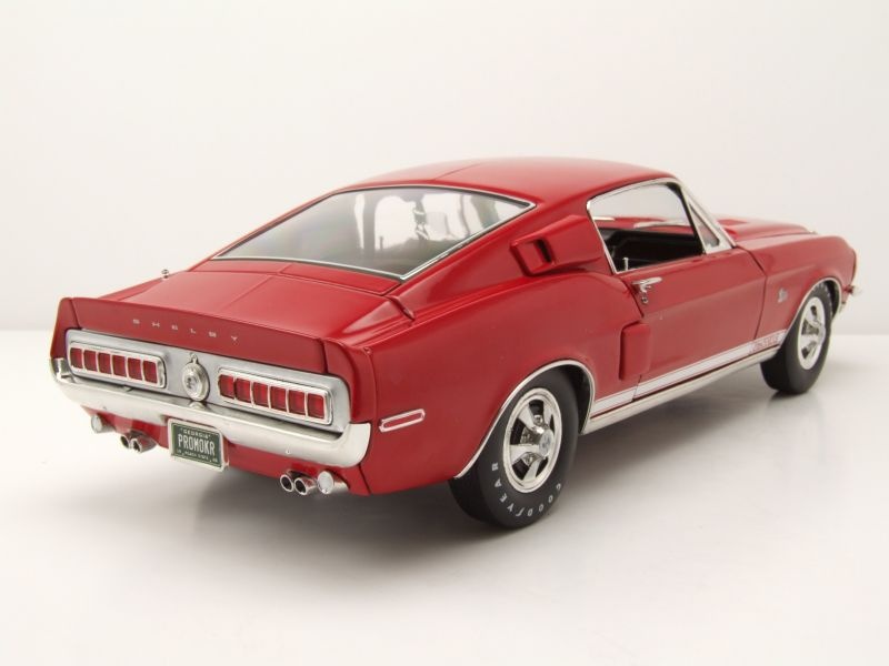 Modellauto Shelby Ford Mustang GT500 KR King of the Road 1968 rot Modellauto 1:18 Acme, 174,50