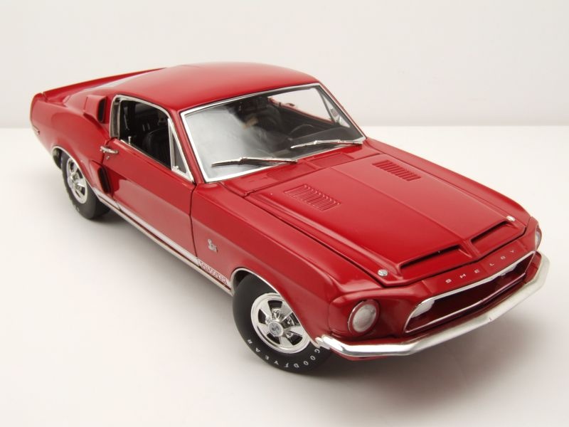 Modellauto Shelby Ford Mustang GT500 KR King of the Road 1968 rot Modellauto 1:18 Acme, 174,50