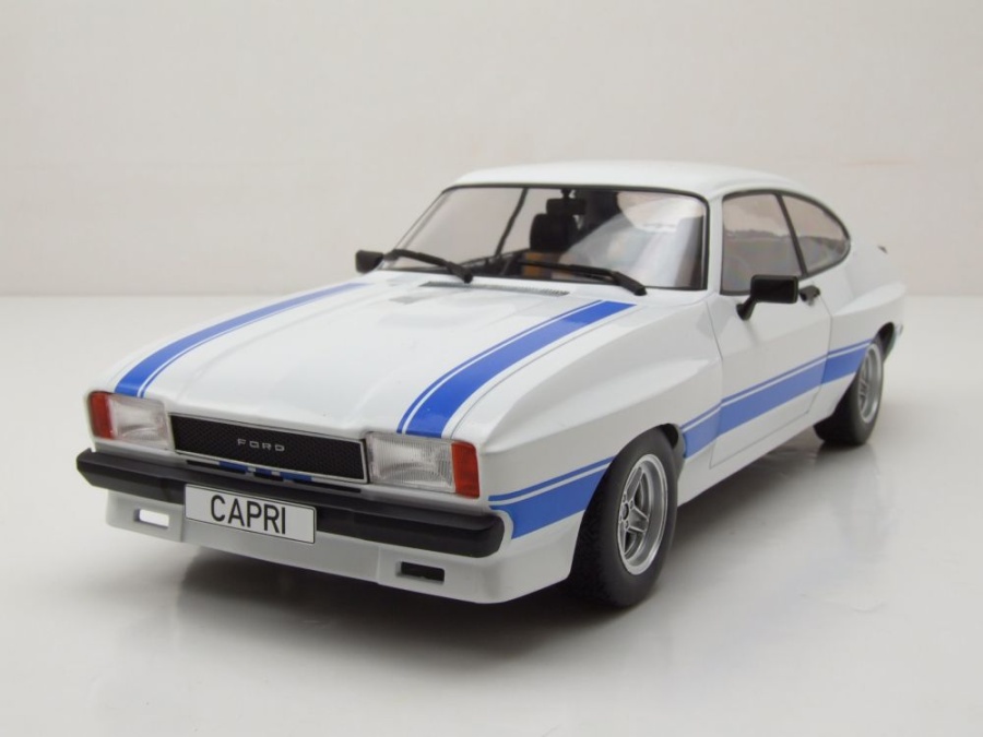 Modellauto Ford Capri MK2 X-Pack 1975 weiß 1:18 MCG bei ...