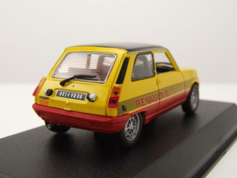 Modellauto Renault 5 TS Monte Carlo 1978 gelb rot schwarz 1:43 Norev ...