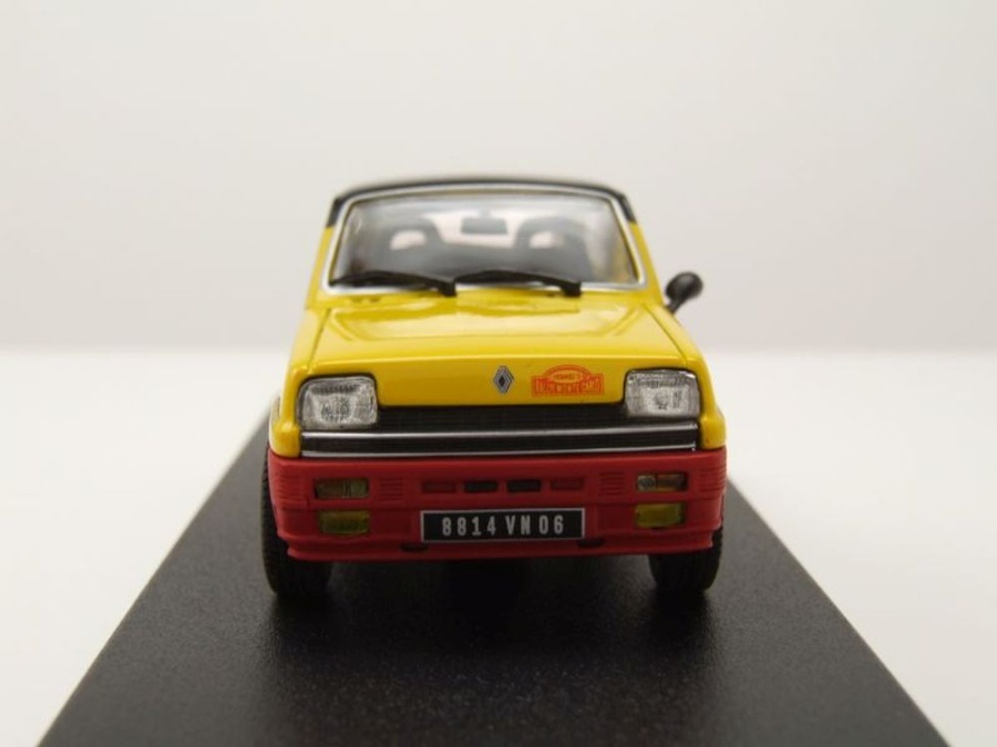 Modellauto Renault 5 TS Monte Carlo 1978 gelb rot schwarz 1:43 Norev ...