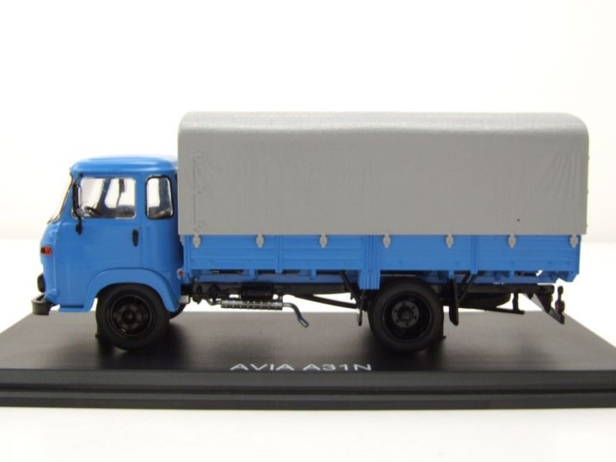 Modellauto Avia A31N Pritsche mit Plane blau 1:43 Premium ClassiXXs bei Modellautocenter, 74,80