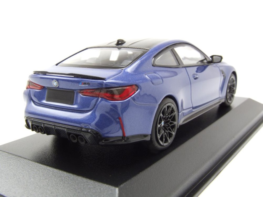 Modellauto BMW M4 2020 blau metallic bei Modellautocenter, 57,50