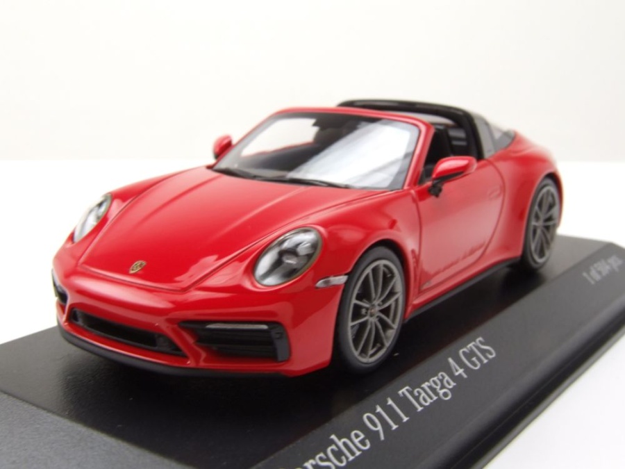 Modellauto Porsche 911 (992) Targa 4 GTS 2022 rot bei Modellautocente