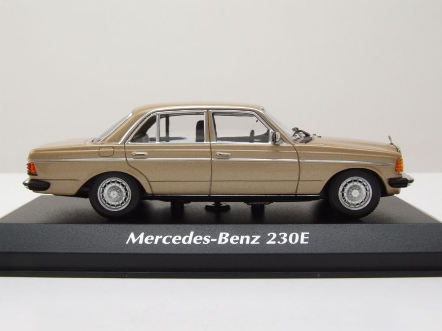 Modellauto Mercedes 230E W123 1982 gold metallic bei Modellautocenter ...