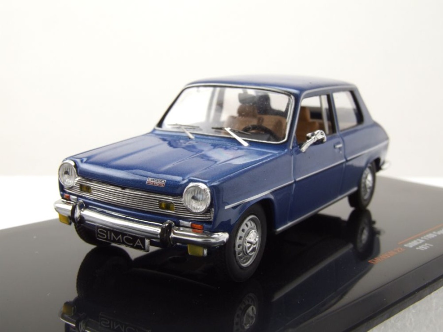 Modellauto Simca 1100 Special 1970 blau metallic 1:43 ixo models bei ...