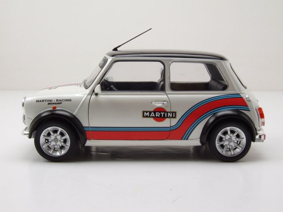 Modellauto Mini Cooper Sport Martini Evo 1998 weiß 1:18 Solido bei ...