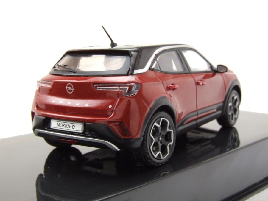Modellauto Opel Mokka-e 2022 rot metallic 1:43 ixo models bei ...