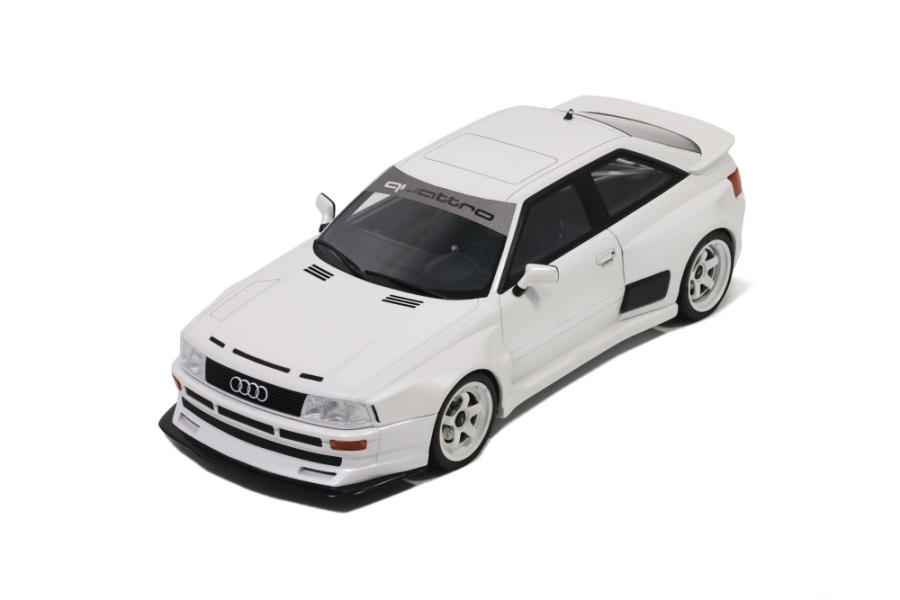 Modellauto Audi 80 B4 Coupe RS2 Prior Design 2021 weiß metallic 1:18 Ottomobile bei ...