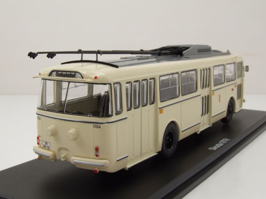 Skoda 9TR Bus BVG Berliner Verkehrsbetriebe beige Modellauto 1:43 Premium ClassiXXs, 109,50