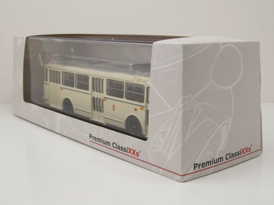 Skoda 9TR Bus BVG Berliner Verkehrsbetriebe beige Modellauto 1:43 Premium ClassiXXs, 109,50