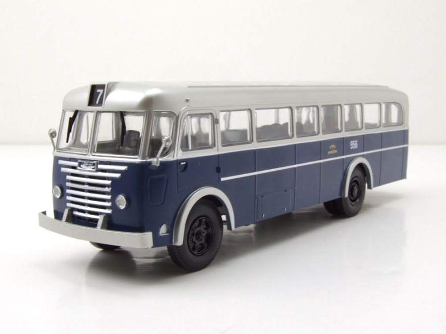 Modellauto Ikarus 60 Bus BKV Budapest blau silber 1:43 Premium ...
