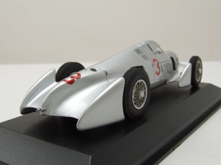 Modellauto Auto Union Typ B #3 Avus Rennen 1935 silber Hermann zu ...