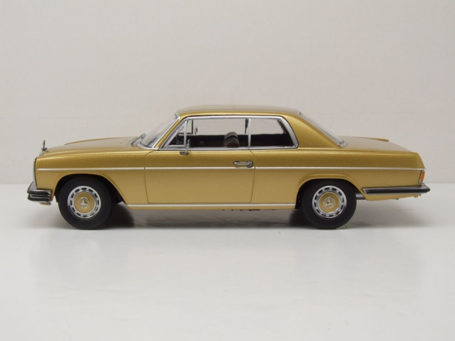 Modellauto Mercedes 280 C /8 Strichacht Coupe W114 1969 gold metallic 1 ...