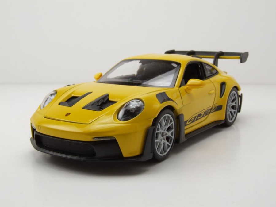 Modellauto Porsche 911 (992) GT3 RS 2023 gelb 1:24 Welly bei ...