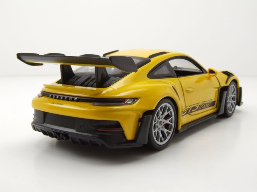 Modellauto Porsche 911 (992) GT3 RS 2023 gelb 1:24 Welly bei ...
