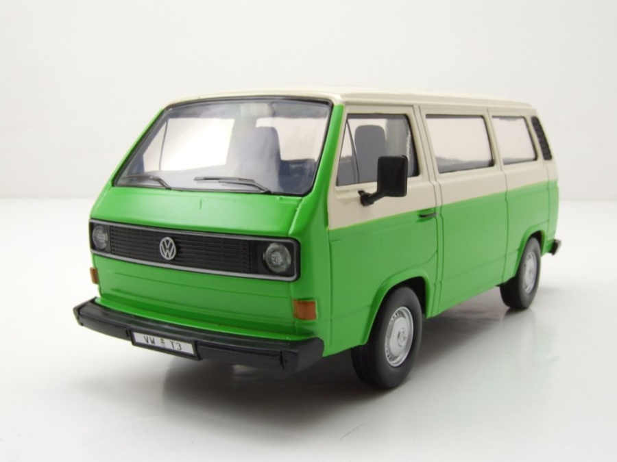 Modellauto VW T3 Bus grün beige 1:24 Motormax bei Modellautocenter, 23,95