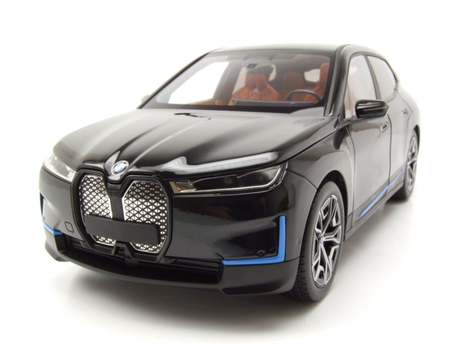 Modellauto BMW iX 2022 schwarz metallic 1:18 Minichamps bei Modellautocenter, 219,50