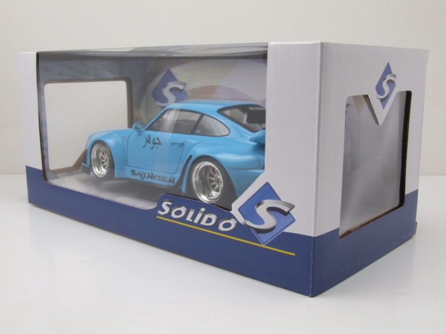 Modellauto Porsche RWB RAUH-Welt Body Kit Shingen blau 1:18 Solido bei ...