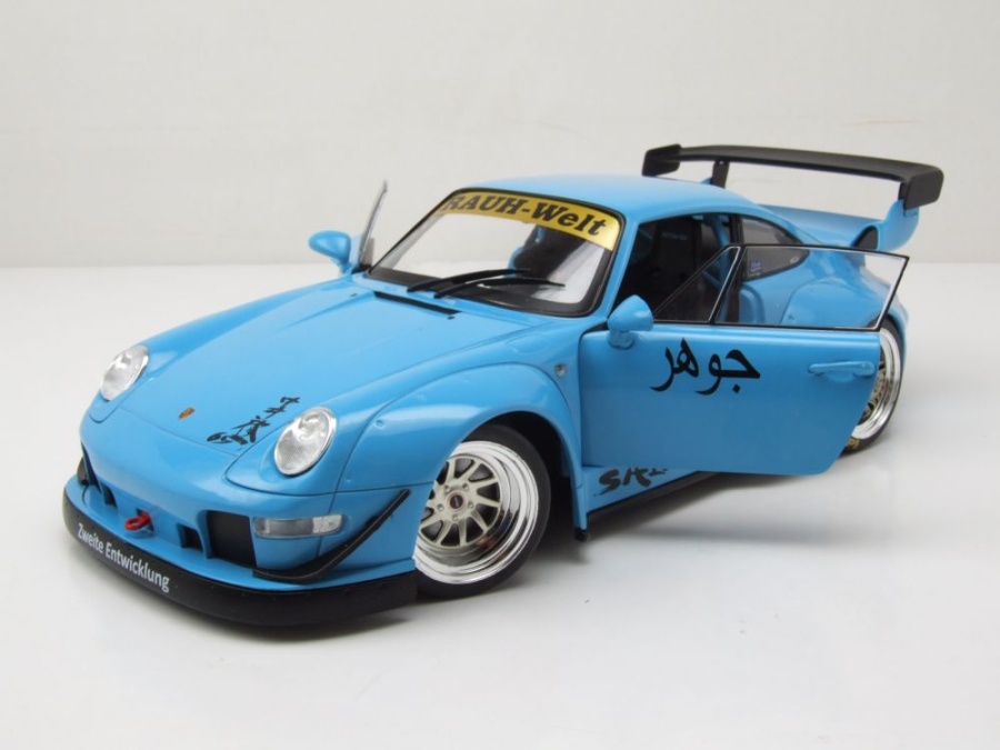 Modellauto Porsche RWB RAUH-Welt Body Kit Shingen blau 1:18 Solido bei ...