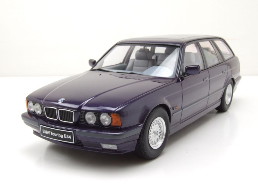 Modellauto BMW 5er Touring Kombi E34 1996 lila metallic 1:18 Triple9 ...