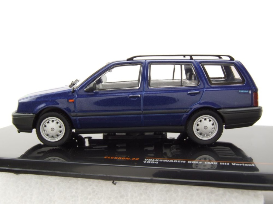Modellauto VW Golf 3 Variant Kombi Pink Floyd 1994 blau metallic 1:43 ...