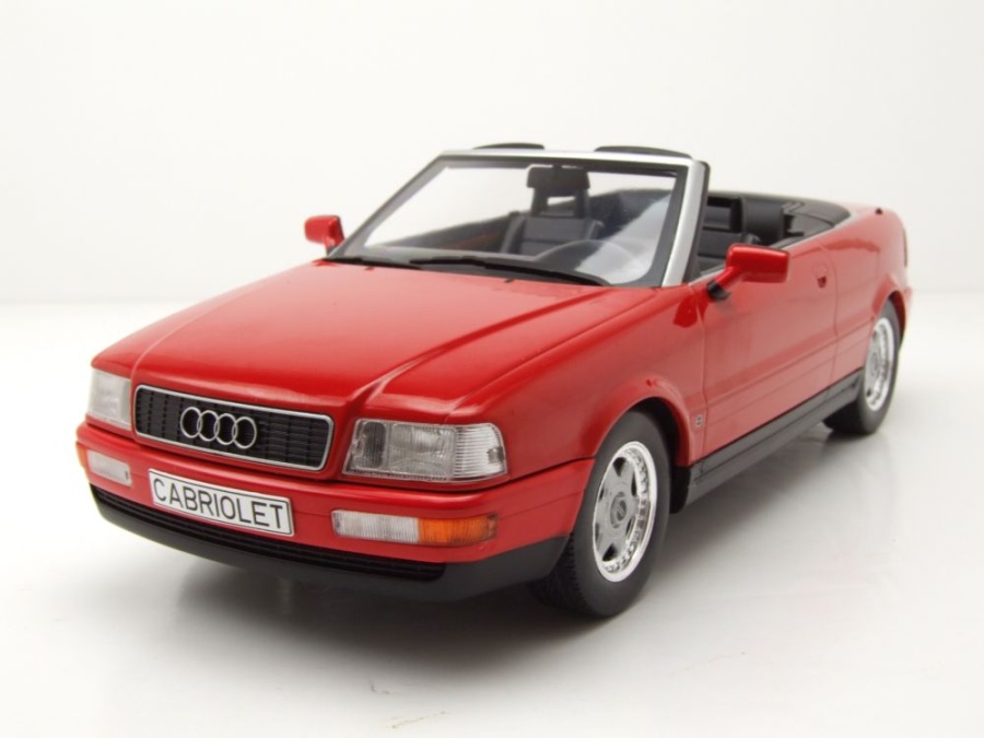Modellauto Audi 80 B3 Cabrio 1991 rot 1:18 MCG bei Modellautocenter, 64 ...