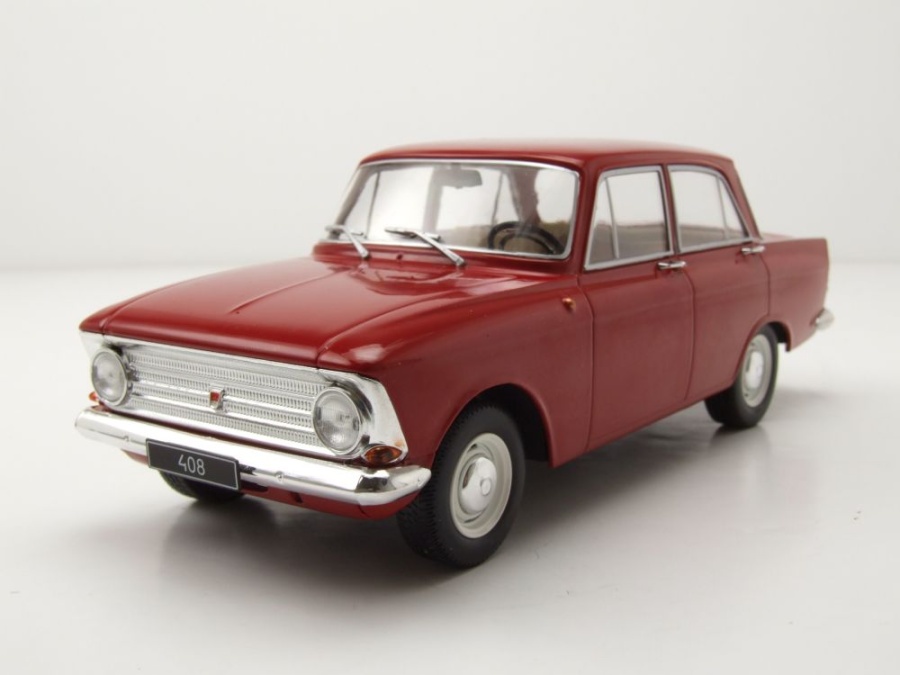 Modellauto Moskwitsch 408 1966 rot 1:24 Whitebox bei Modellautocenter ...
