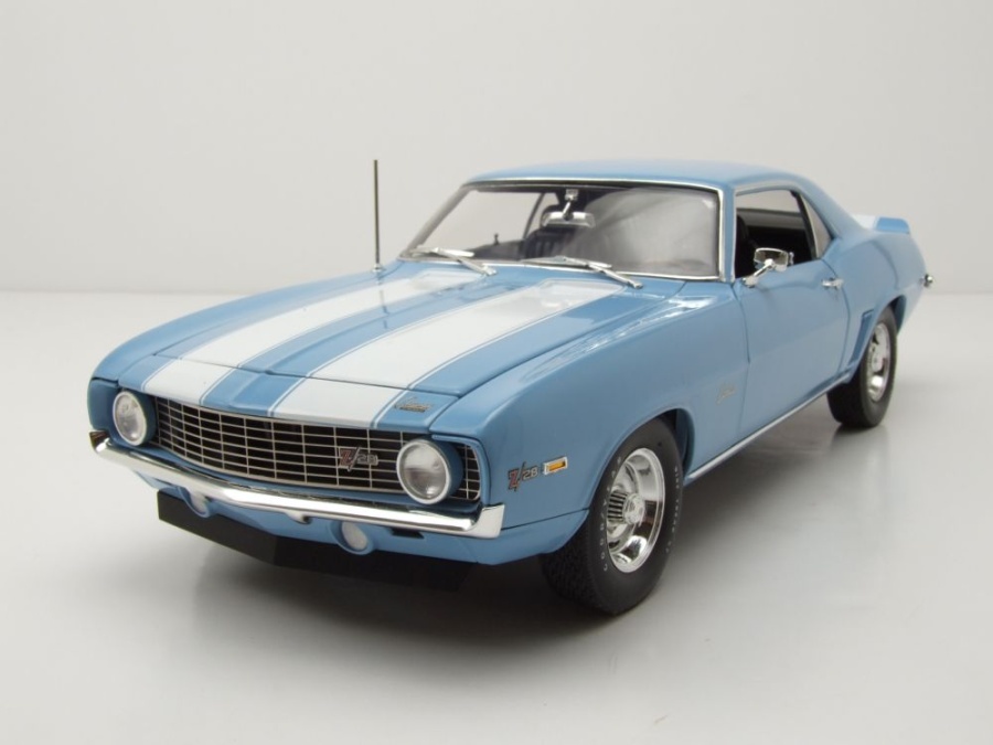 Modellauto Chevrolet Camaro Z28 1969 hellblau 1:18 Acme bei ...