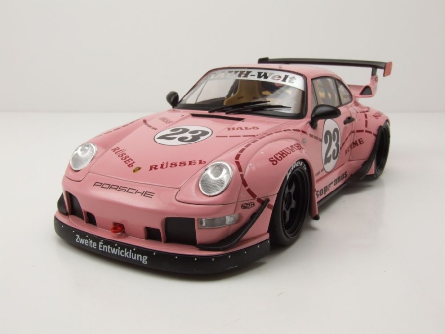 Modellauto Porsche RWB RAUH-Welt Bodykit #23 Pink Pig 2020 pink 1:18 ...