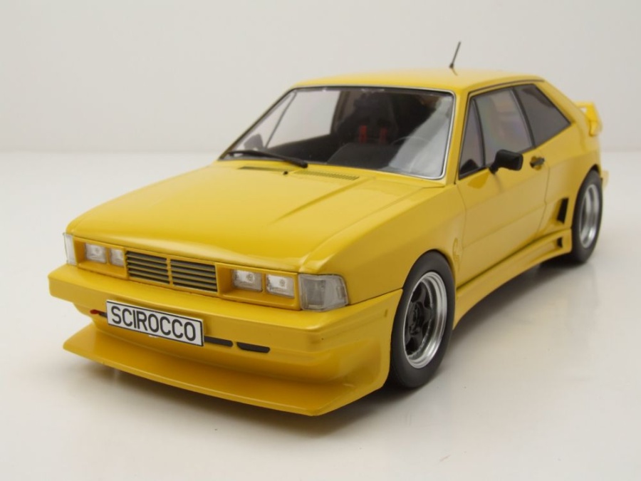 Modellauto VW Scirocco Rieger GTO 1980 gelb 1:18 MCG bei ...