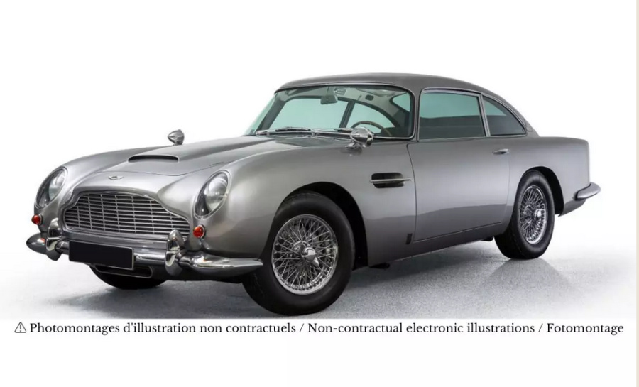 Modellauto Aston Martin DB5 1963 silber 1:12 Norev bei Modellautocenter ...