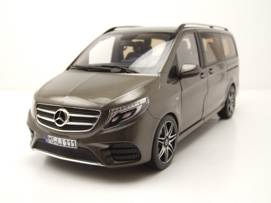 Modellauto Mercedes V-Klasse AMG 2018 grau metallic 1:18 Norev bei ...