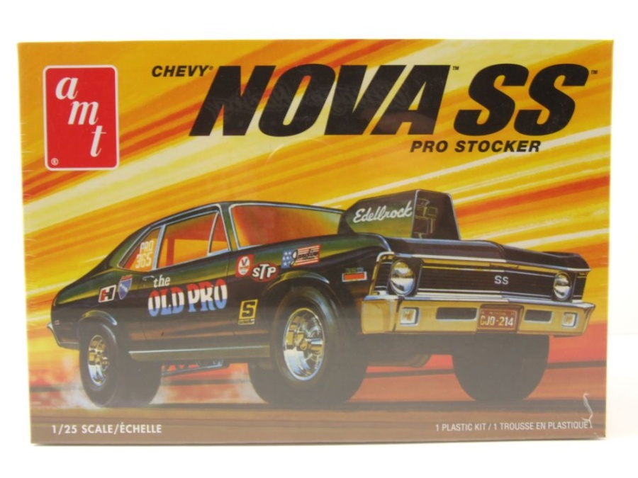 Bausatz Chevrolet Nova SS Pro Stocker Old Pro 1972 Kunststoffbausatz ...
