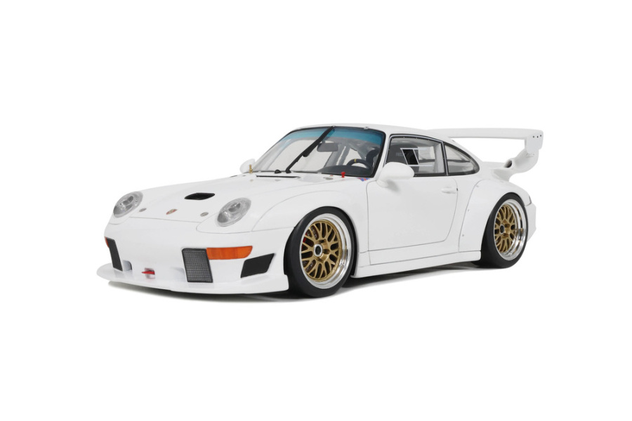 Modellauto Porsche 911 (993) GT2 Evo 1995 weiß 1:18 GT Spirit bei Modellautocenter, 104,50