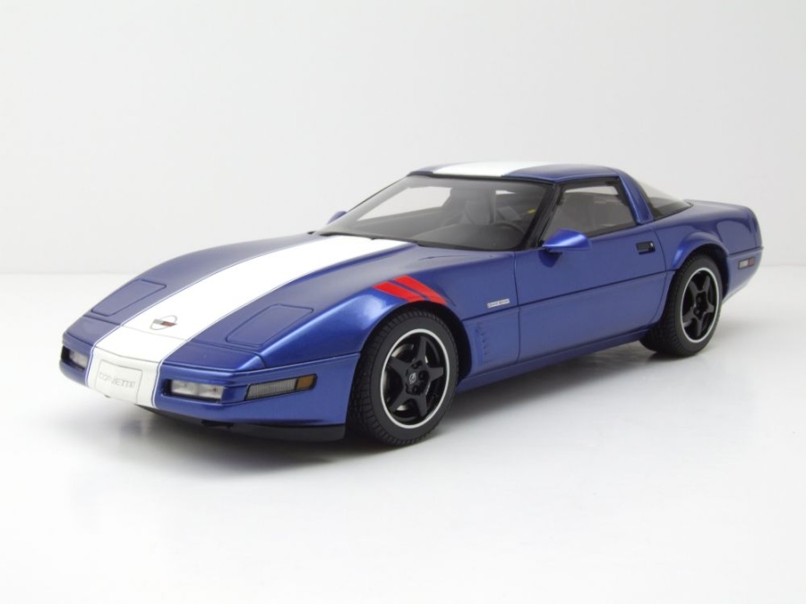 Modellauto Chevrolet Corvette C4 Gran Sport 1996 blau 1:18 GT Spirit ...
