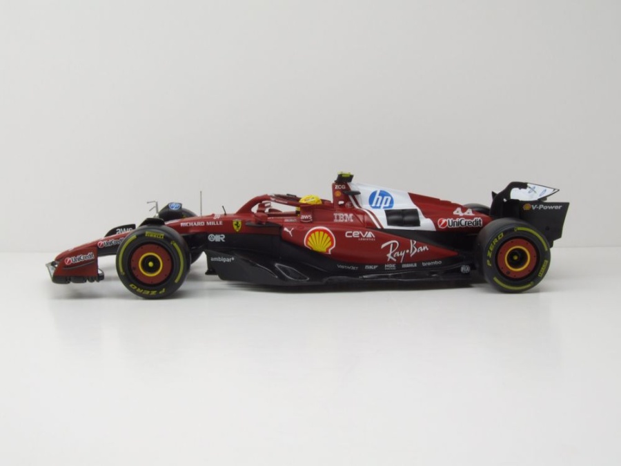 Modellauto Ferrari SF25 #44 Formel 1 Australien GP 2025 Hamilton 1:18 ...