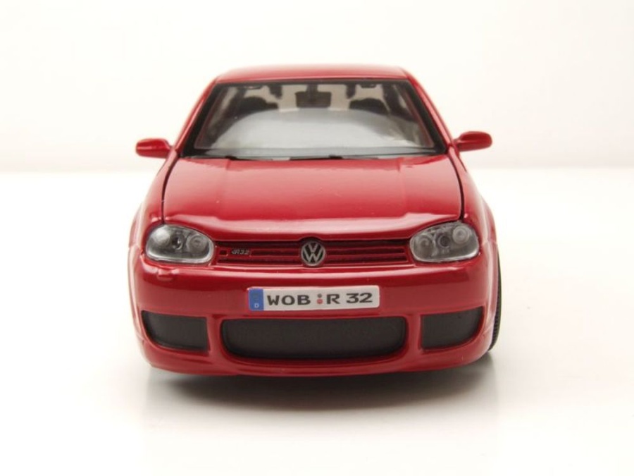 Modellauto VW Golf 4 R32 rot Modellauto 1:24 Maisto, 19,80