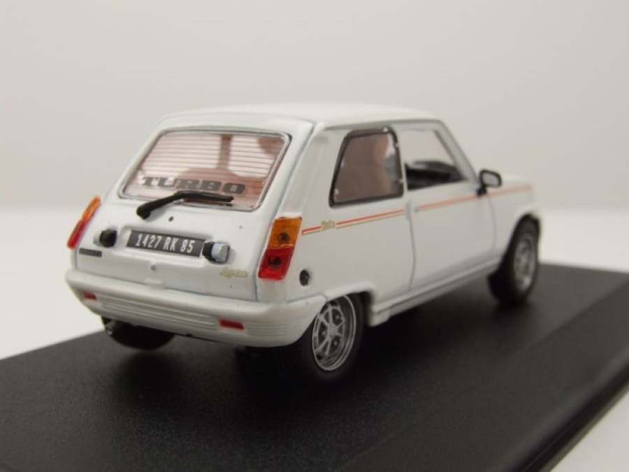 Modellauto Renault 5 Laureate Turbo 1985 weiß 1:43 Norev bei Modellau