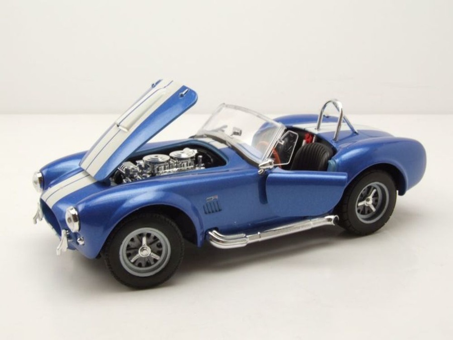 Modellauto Shelby Cobra 427 SC 1965 blau metallic 1:24 Welly bei ...