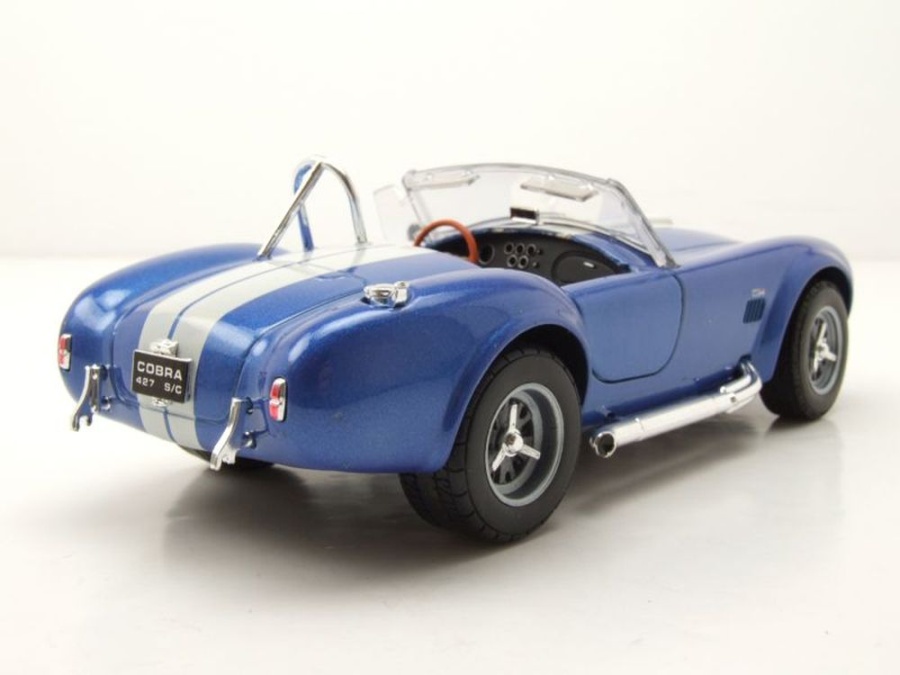 Modellauto Shelby Cobra 427 SC 1965 blau metallic 1:24 Welly bei ...